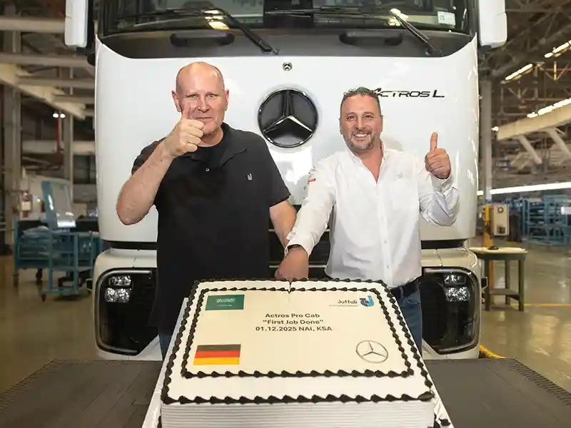 Saudi Arabia Completes Its First Actros Pro Cap Assembly | P&E News