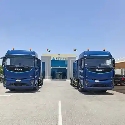 Avalon Adds SANY Electric Heavy-Duty Trucks To UAE Fleet | P&E News