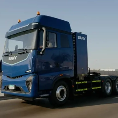 EGME Unveils New SANY Electric Trucks at Mobility Live 2025 | P&E News